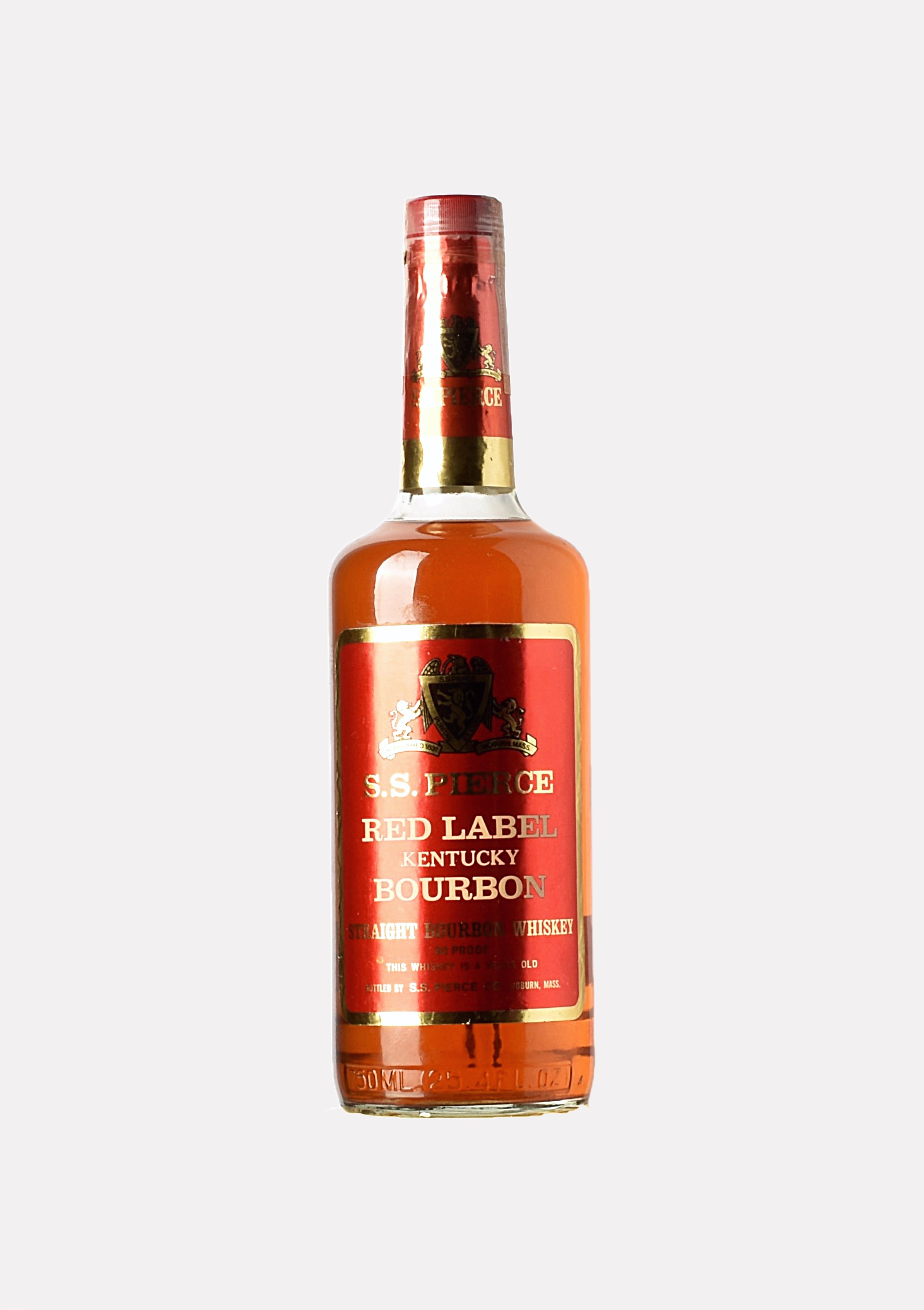 S.S. Pierce Red Label Kentucky Bourbon Whiskey