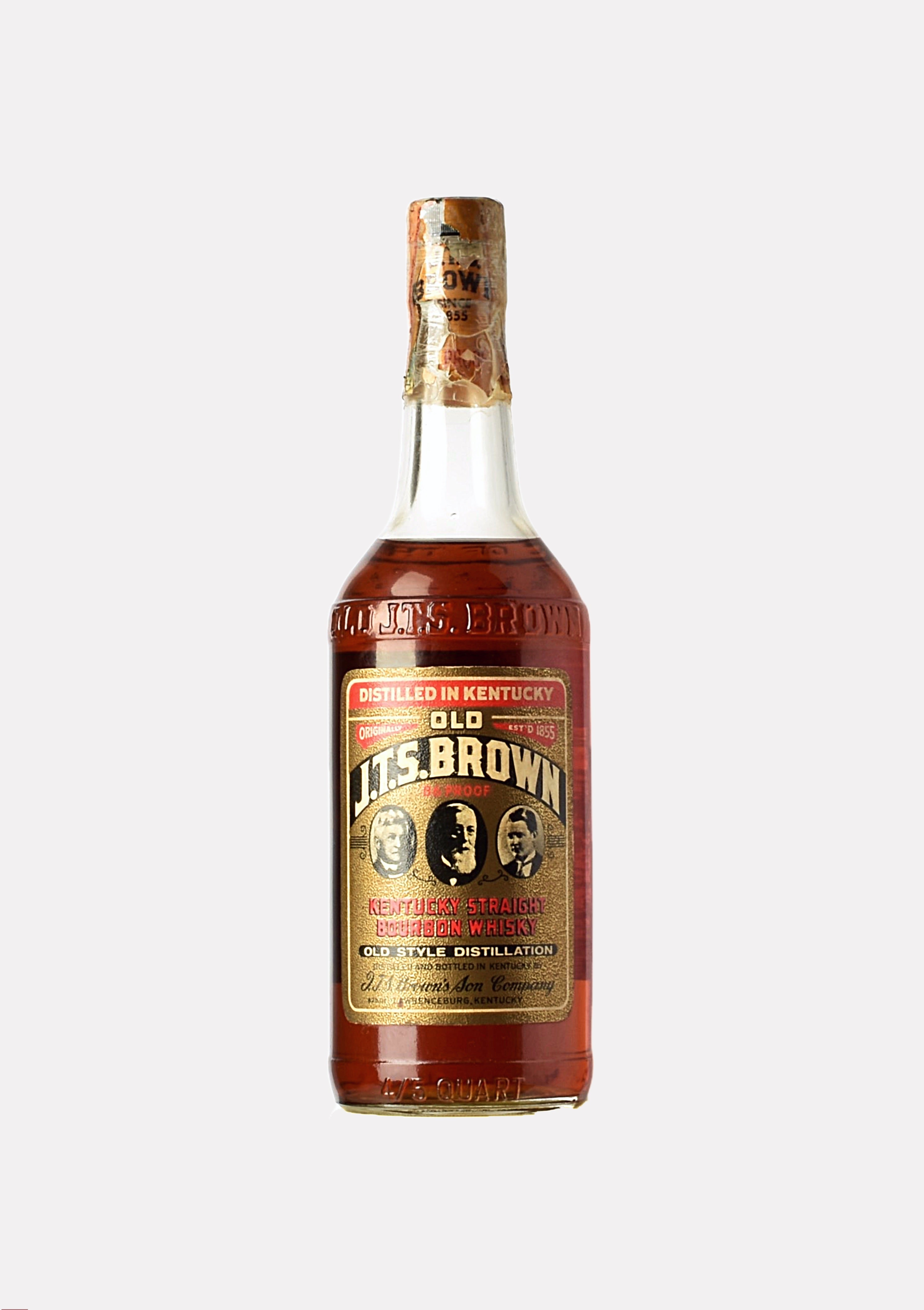 J.T.S. Brown Kentucky Straight Bourbon Whiskey Old Style Destillation
