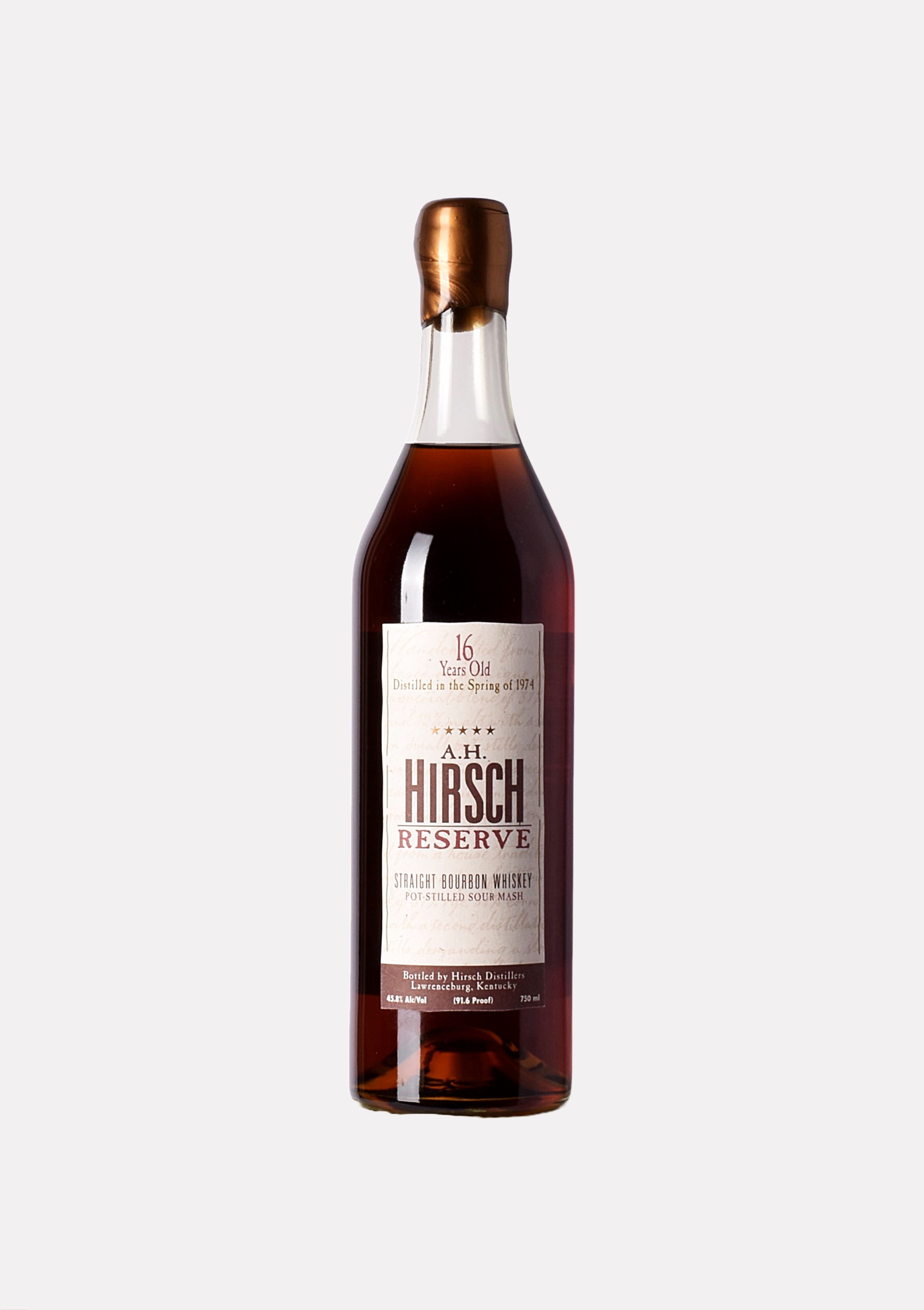 A.H. Hirsch Reserve Straight Bourbon Whiskey 1974 16 Jahre (Lawrencebu