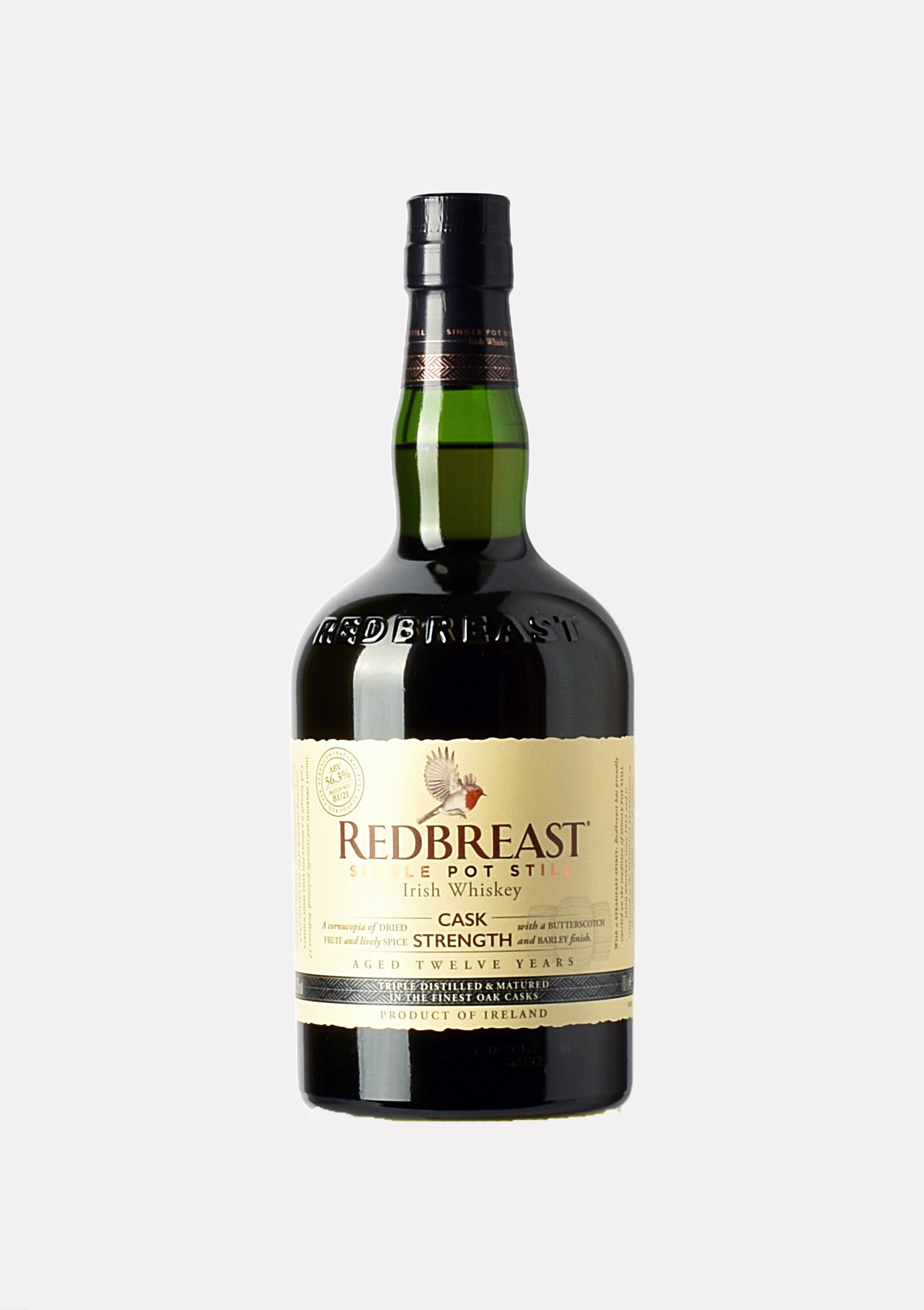 Redbreast Single Pot Still Irish Whiskey Cask Strength 12 Jahre