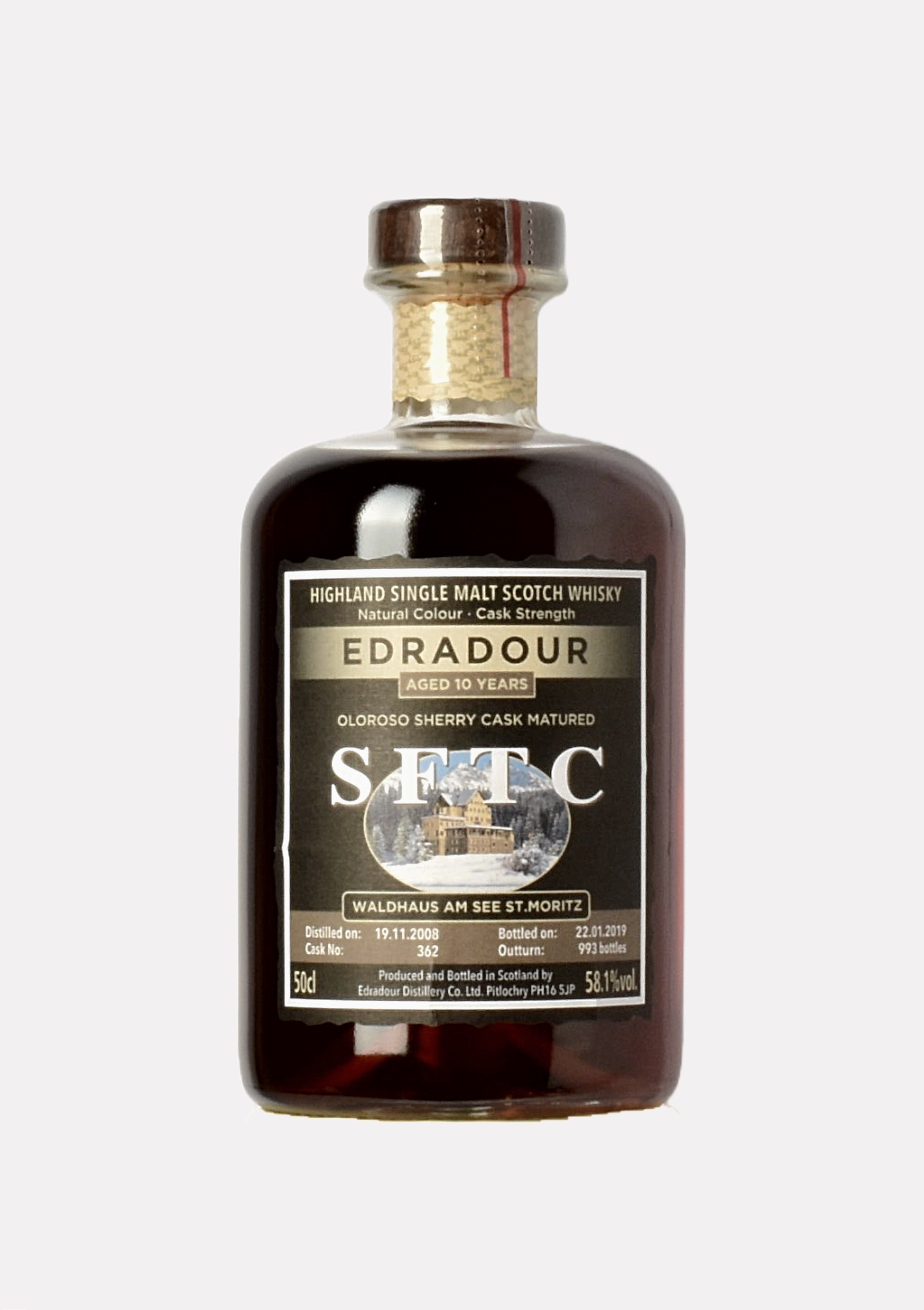 Edradour 2008- 2019 10 Jahre SFTC - Oloroso Sherry Cask Matured